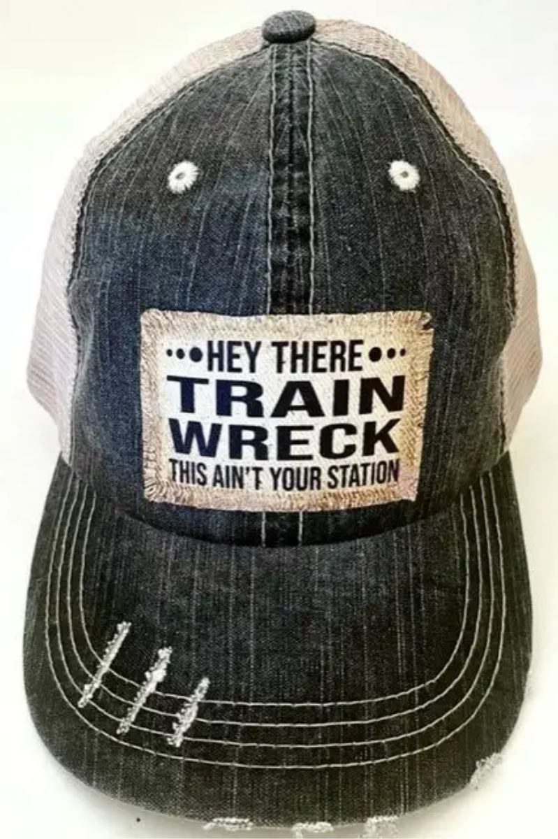 Hey There Train Wreck Ball Cap – The Boutique