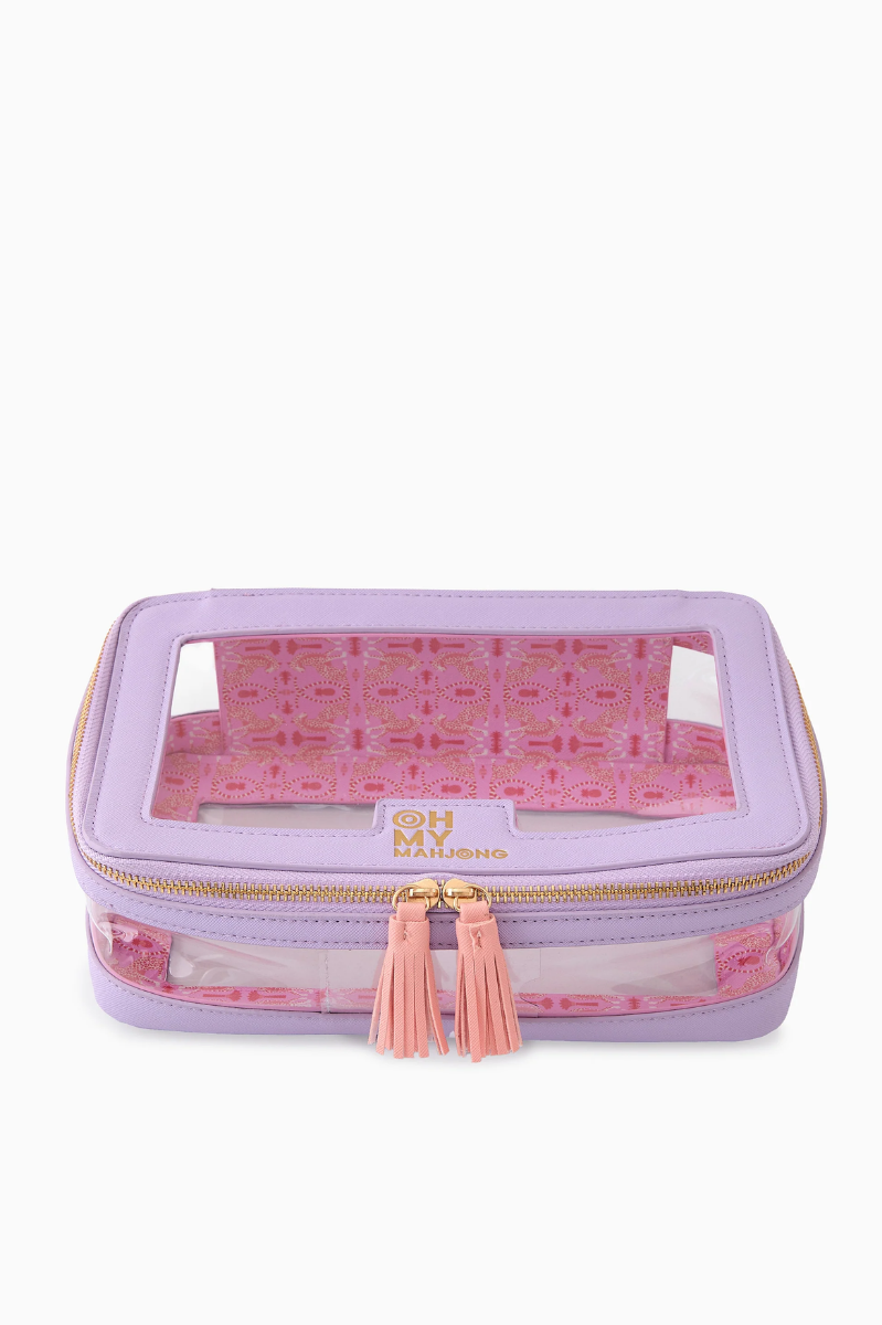 Lavender Tile Storage Bag | Oh My Mahjong – The Boutique
