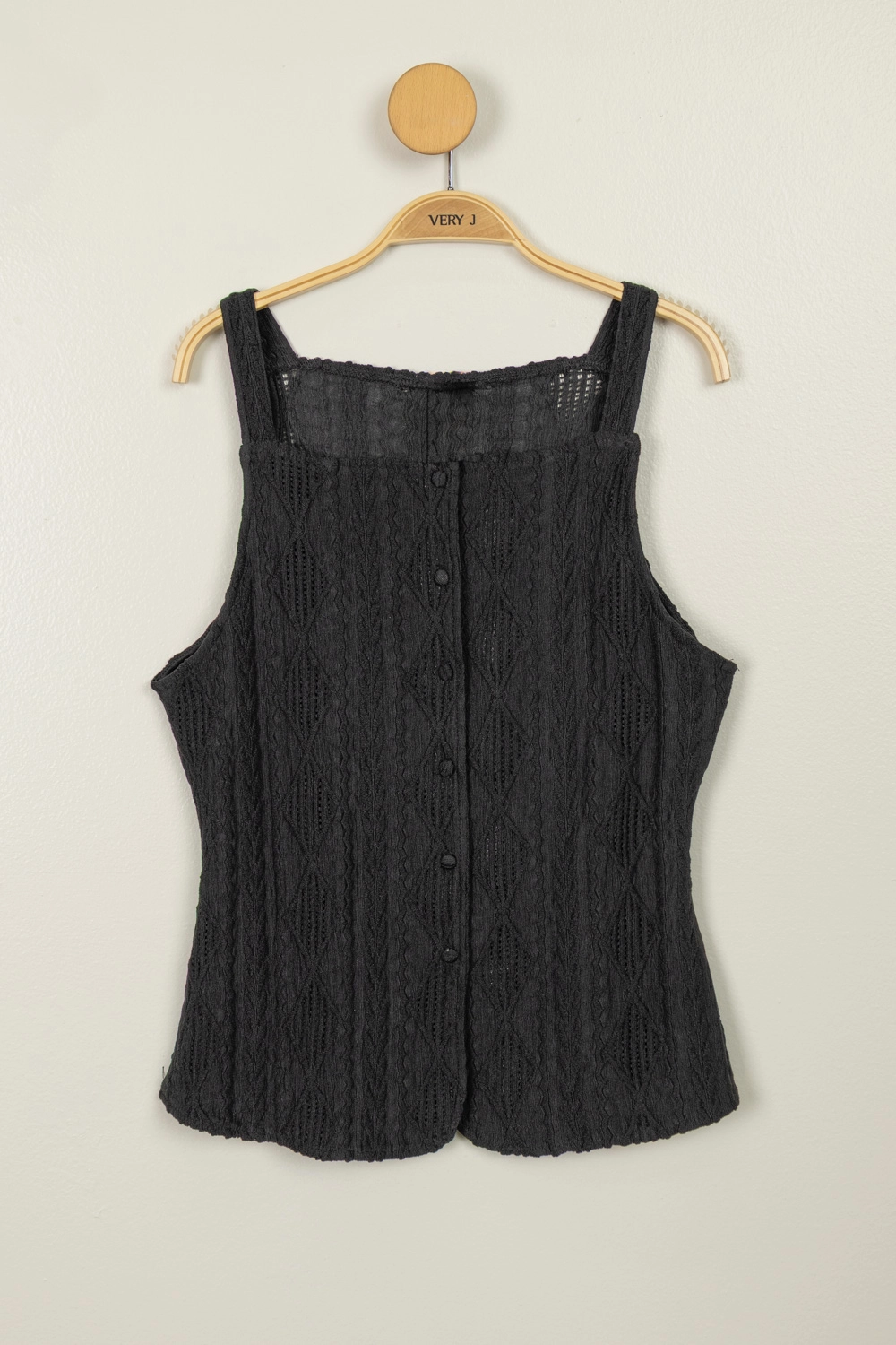 After Hours Lace Button Tank Top – The Boutique