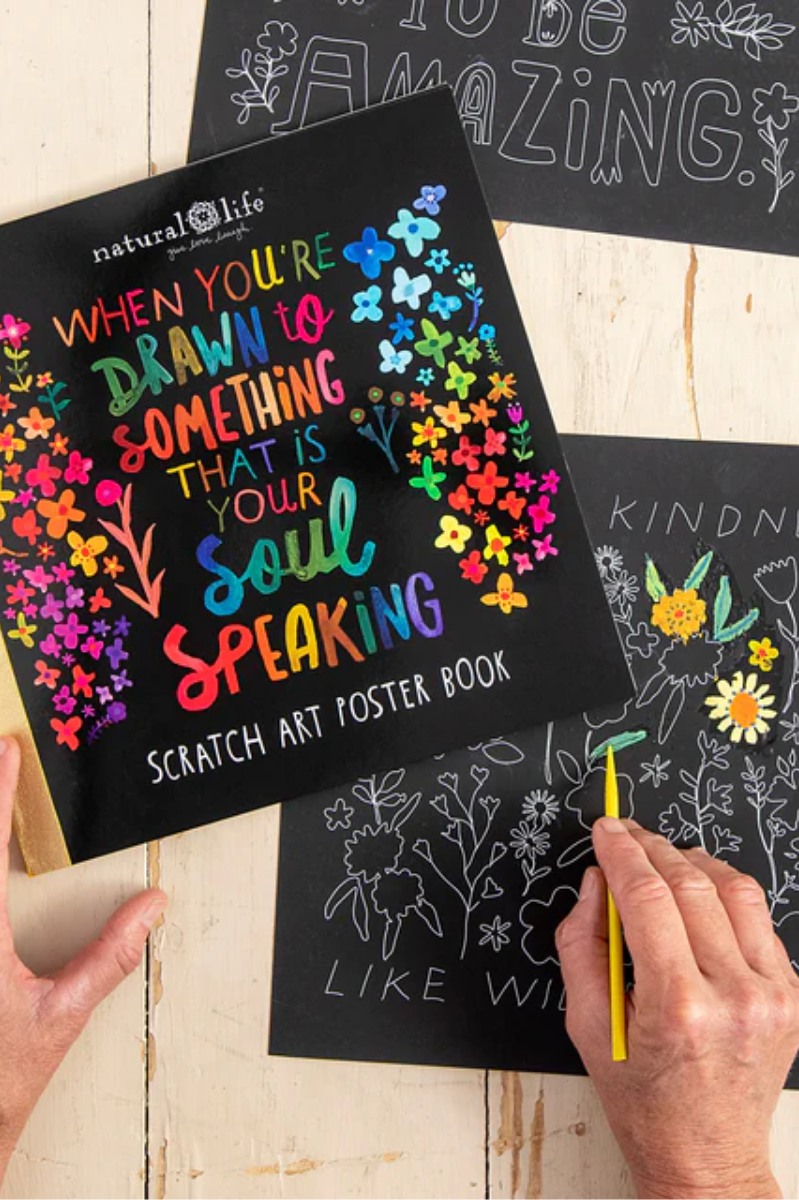 Scratch Art Poster Book | Natural Life – The Boutique