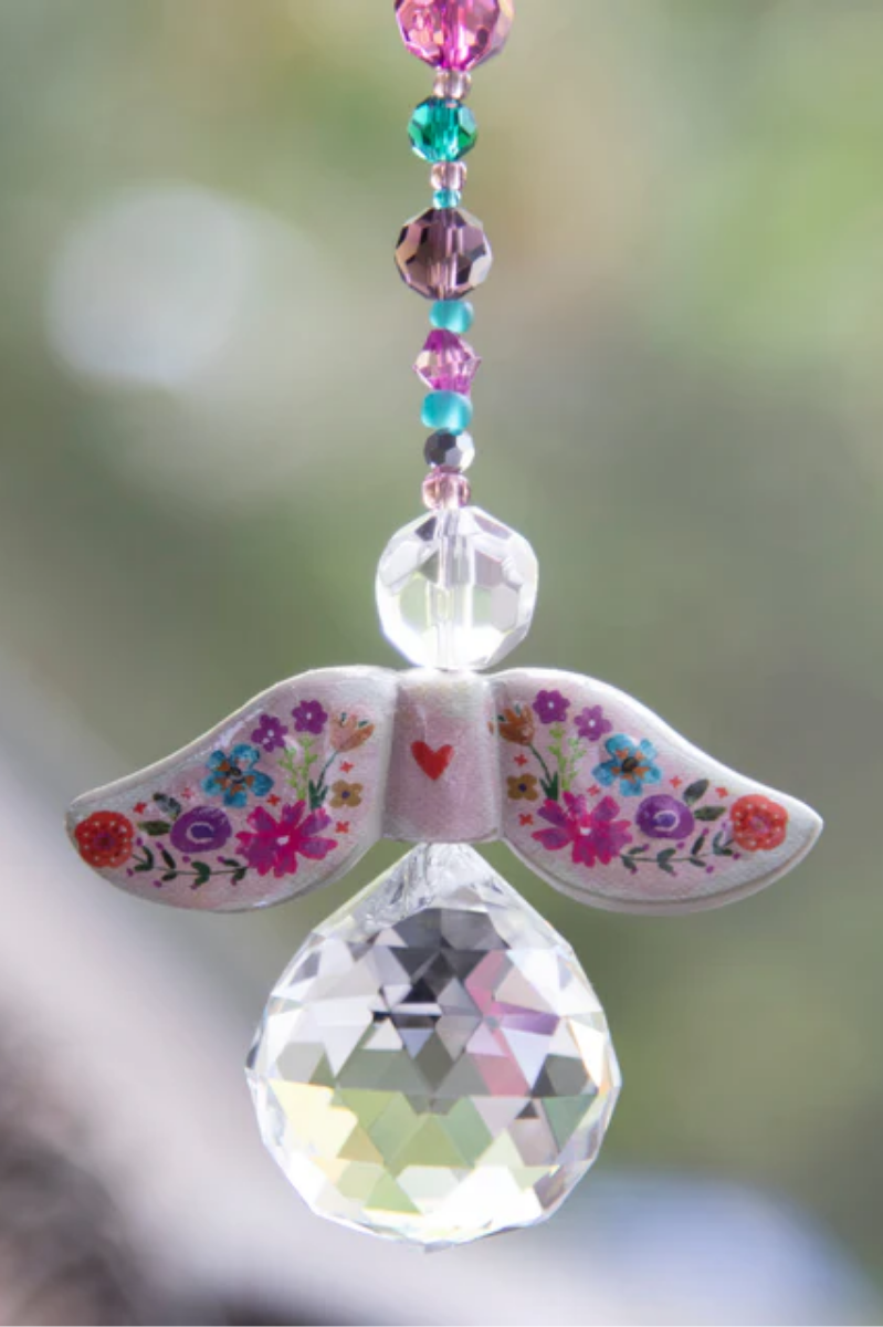 Angel Sun Catcher Car Charm | Natural Life – The Boutique