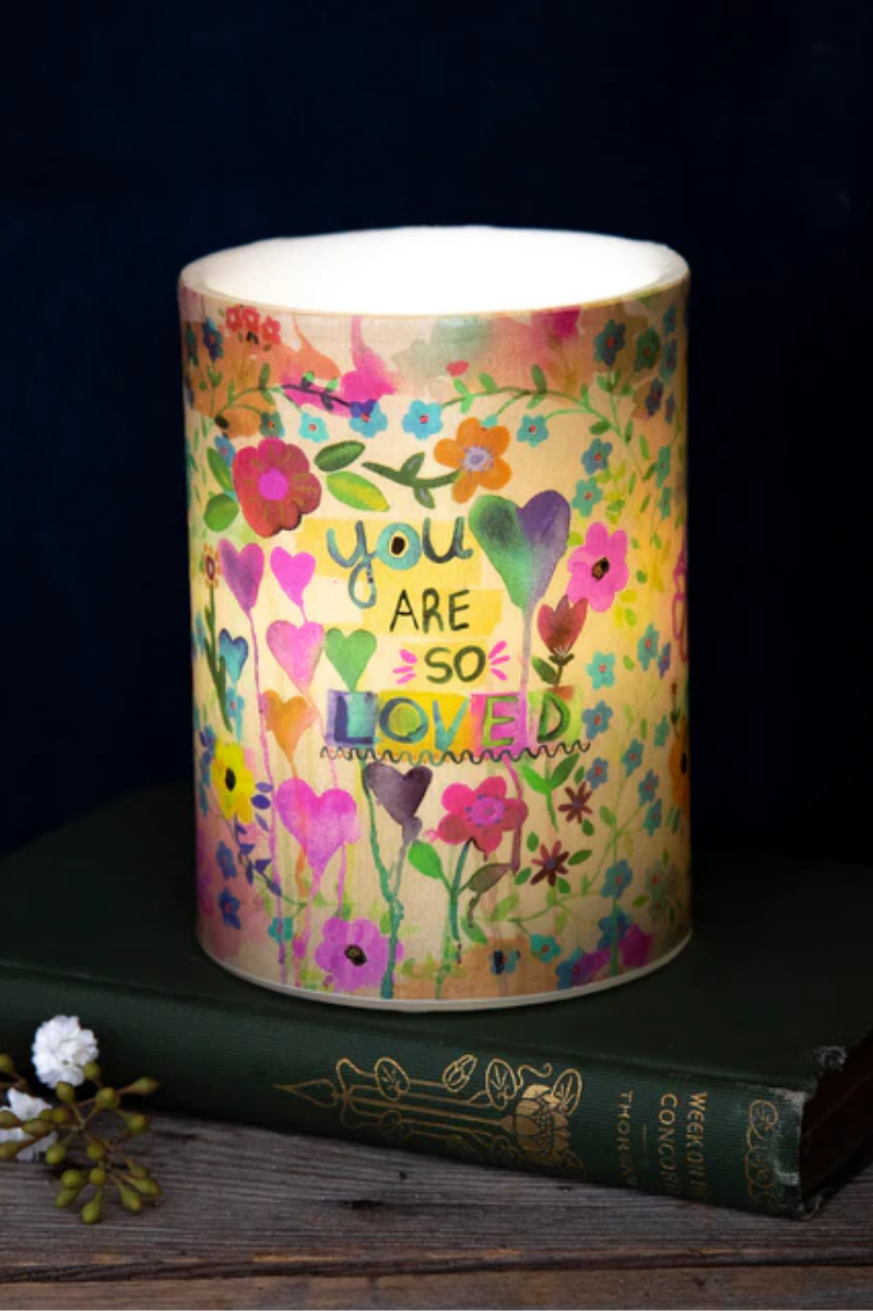 You Are So Loved Flameless Candle | Natural Life – The Boutique